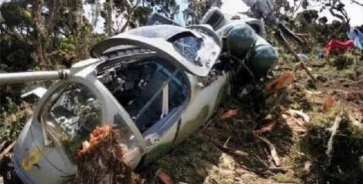 REVEALED: 27 Year-Old Crashed Port Harcourt Helicopter Was Scrapped ...