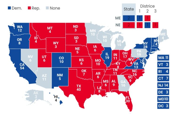 [BREAKING] US Election Result: Donald Trump Leads; List Of States Won ...